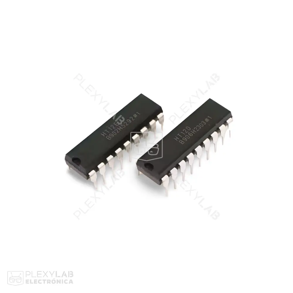 Par de circuitos integrados HT12E codificador y HT12D decodificador ...